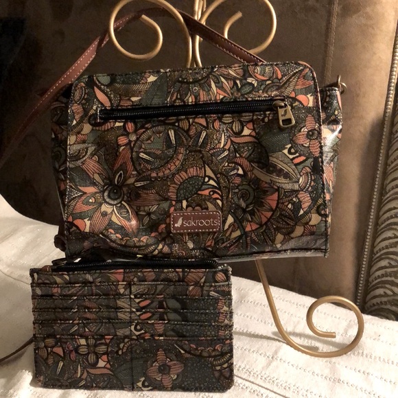 Sakroots | Bags | Sakroots Crossbody And Card Holder | Poshmark